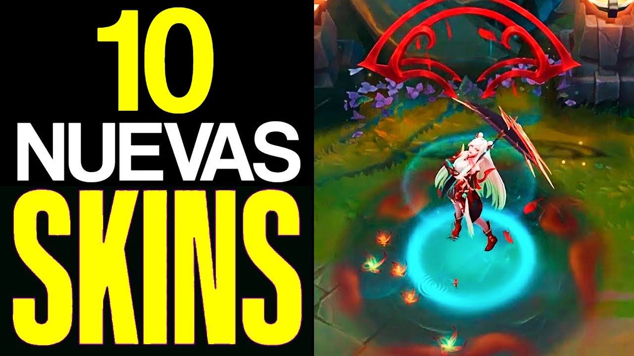 Nueva SKIN LEGENDARIA para IRELIA + 9 SKINS - YouTube