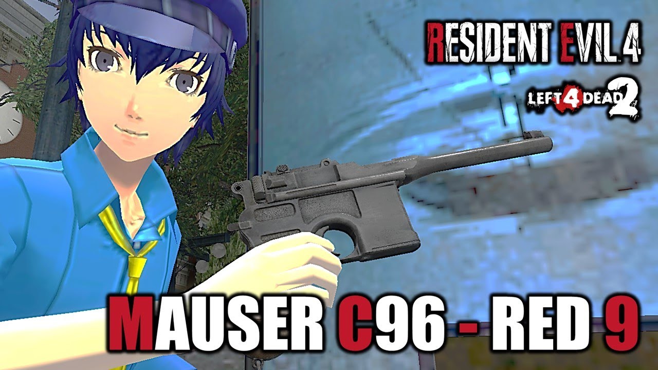 Left 4 Dead 2 Weapons Mod : Mauser C96 - Red 9 จากเกม (Resident Evil 4 ...