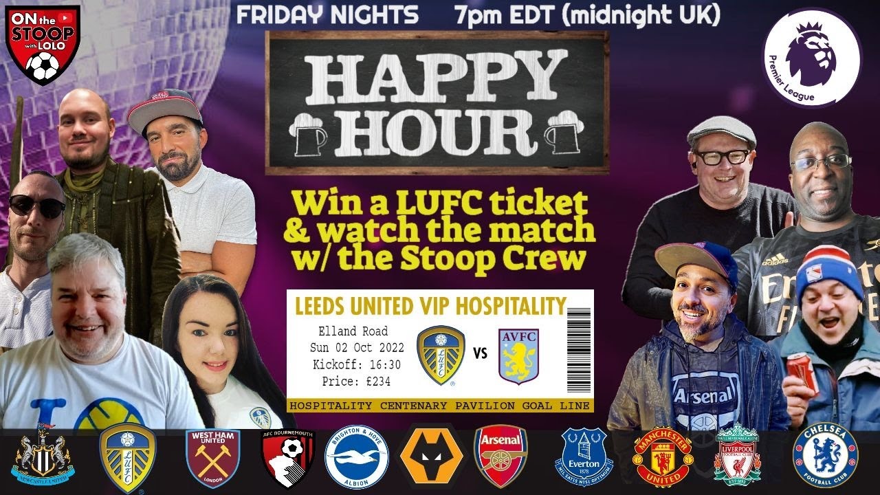Footy ⚽️ Happy Hour ft. JAMES! Enter to win a TICKET to Leeds United vs ...