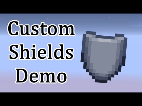 Minecraft Custom Shield Demo - YouTube