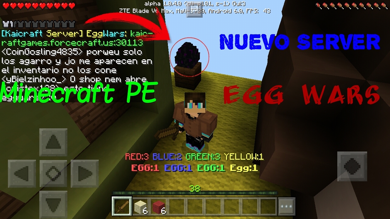 Nuevo Server Epico De EGG WARS - YouTube