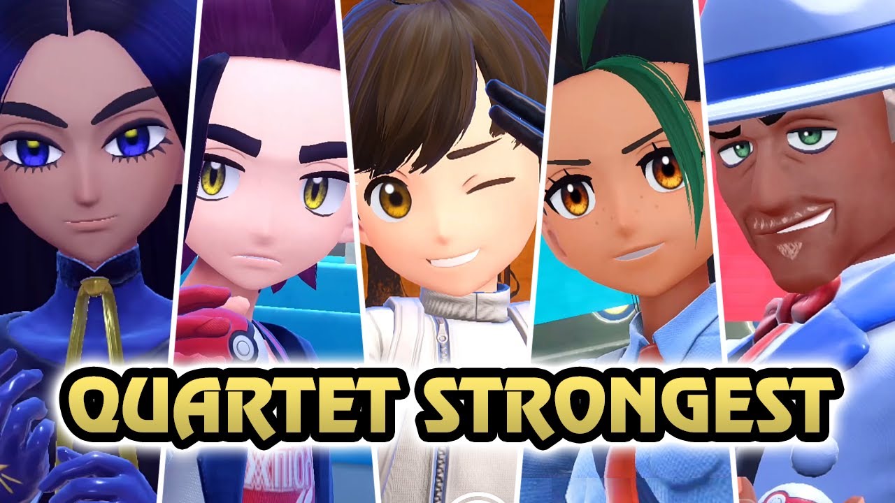 Pokémon Scarlet & Violet - Quartet Strongest Trainers Battles (HQ ...