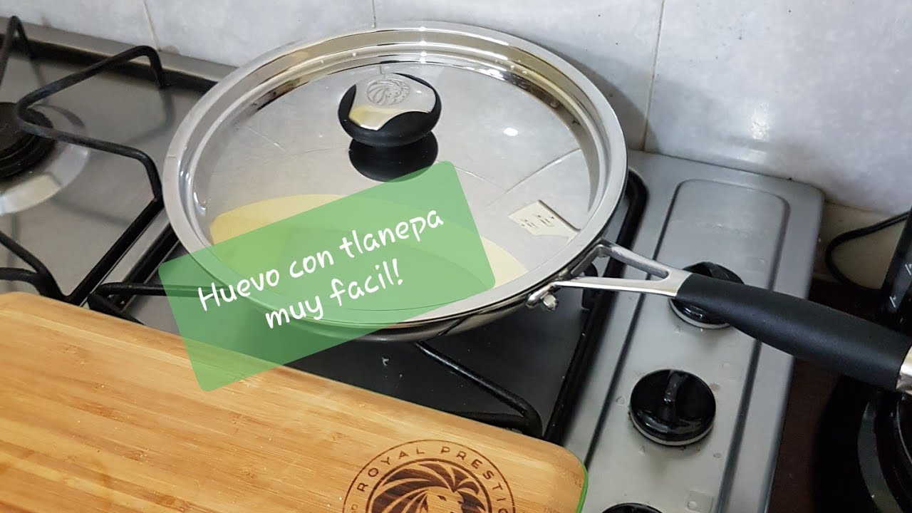 Huevo con tlanepa u hoja santa | nuevo sartén de Royal Prestige - YouTube