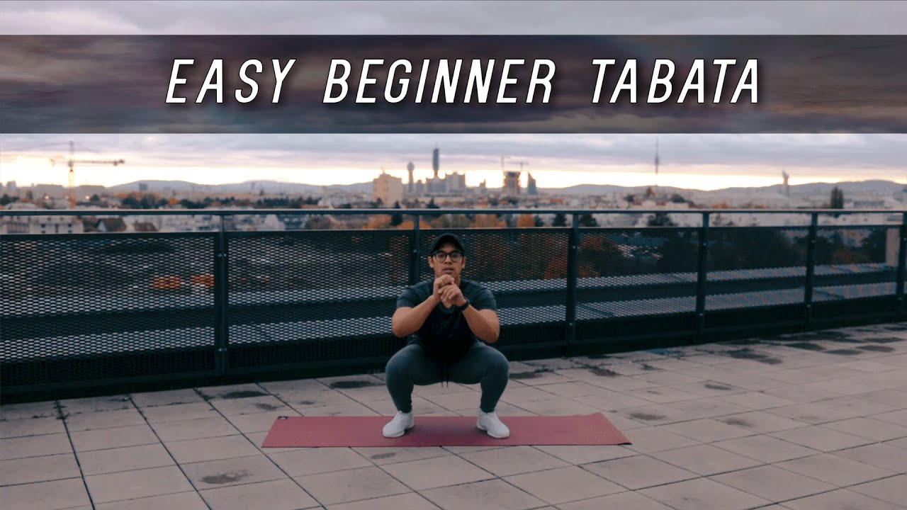 BEGINNER FRIENDLY TABATA (4 Minute Routine) FULL BODY ROUTINE - YouTube