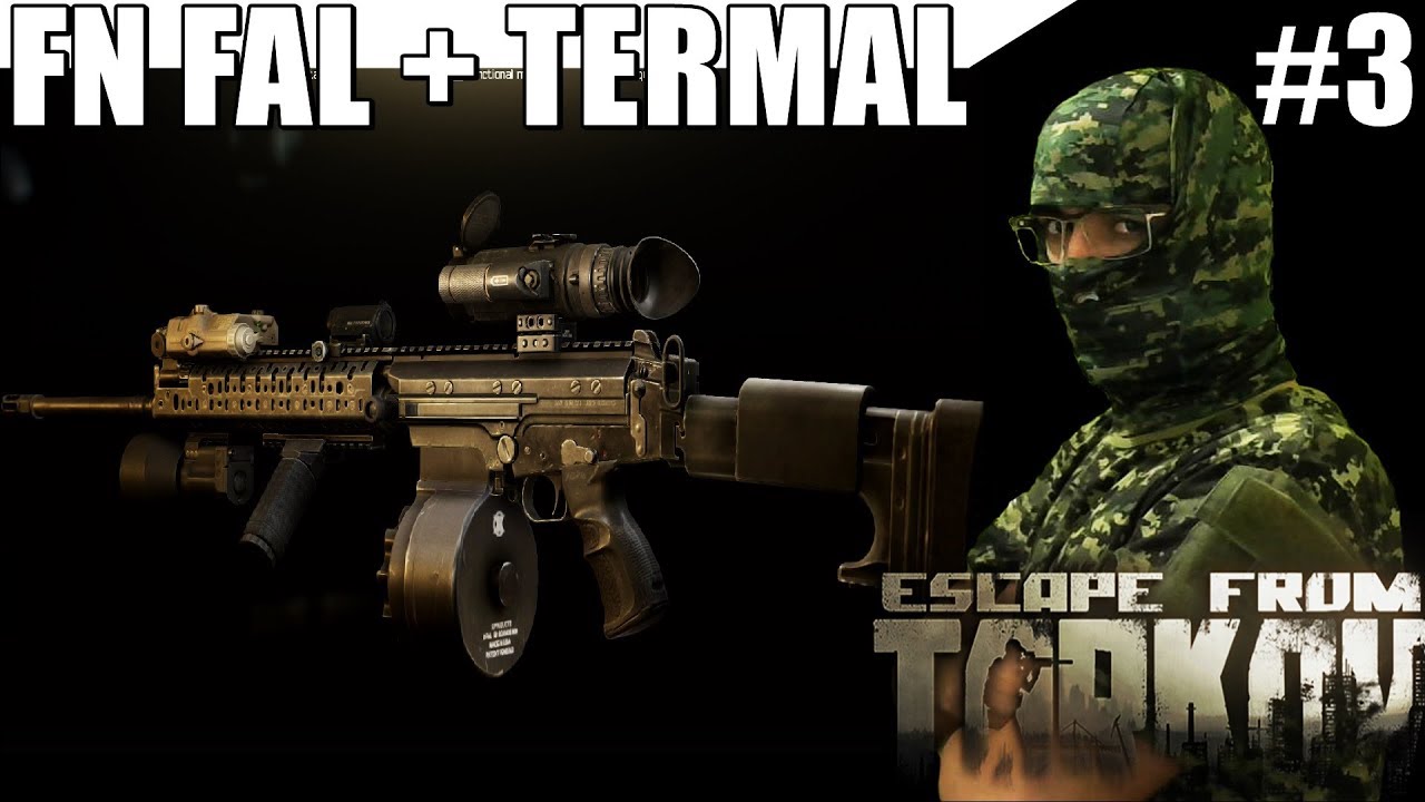 FN FAL COM MIRA TERMAL VS BOSS KILLA E SCAV RAIDERS #3: ESCAPE FROM ...