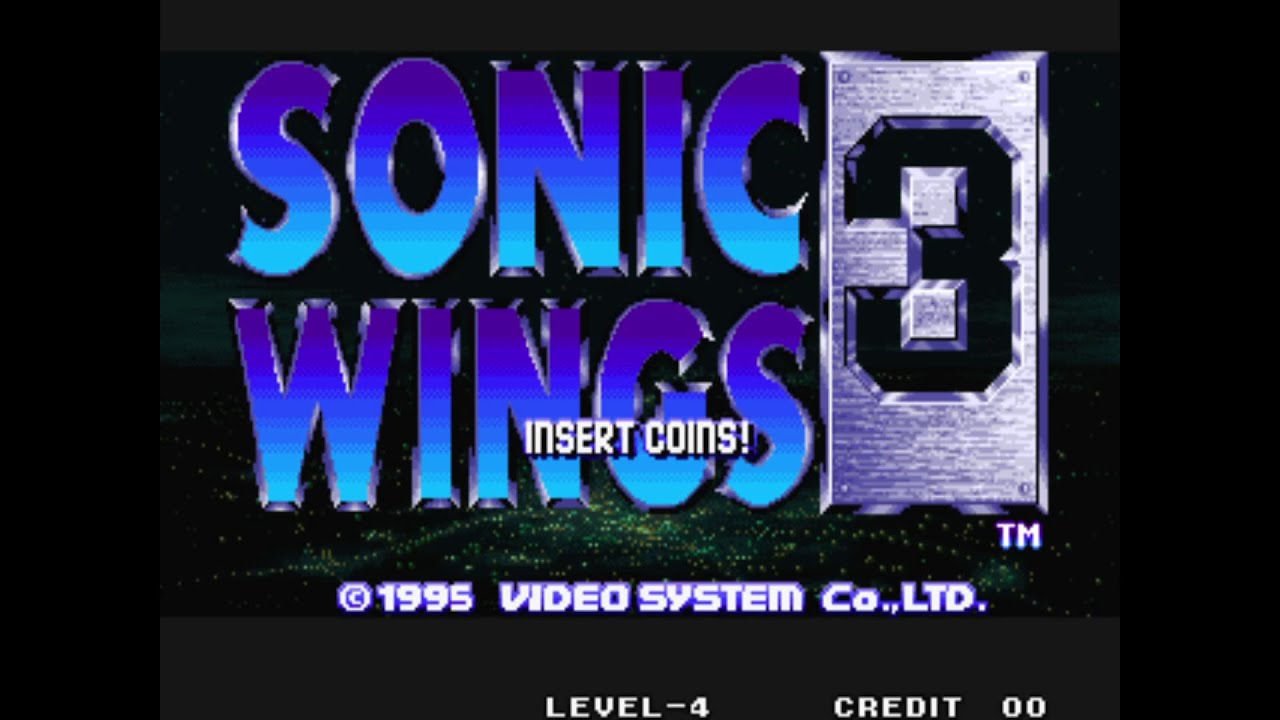 Sonic Wings 3 Aero Fighters 3 Arcade Game, Video System Co 1995 ...