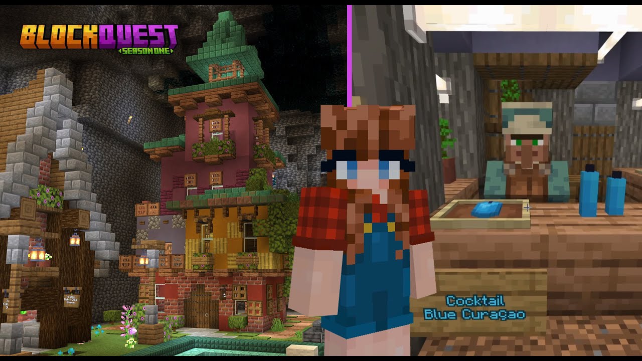 Building a Wintermark & Shop! | Survival Minecraft | BlockQuest SMP S1 #5 - YouTube