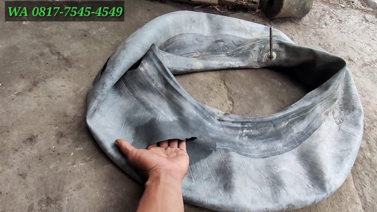 BAN SOBEK 15CM DITAMBAL MENGGUNAKAN LARGE OVAL BESTPATCH. - YouTube