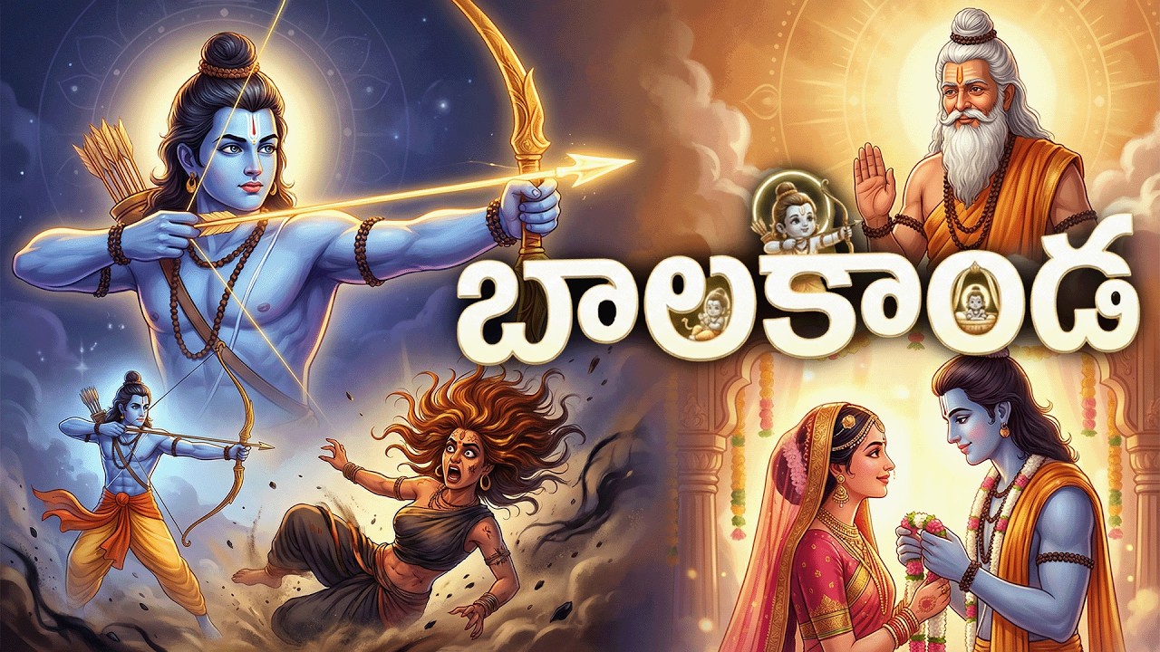 Balakanda Full Story in Telugu | Lord Rama Birth to Sita Swayamvar ...