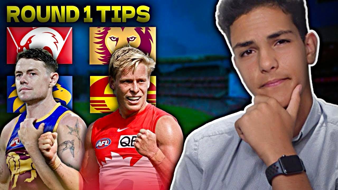 Round 1 AFL Tips + Predictions 2025 - YouTube