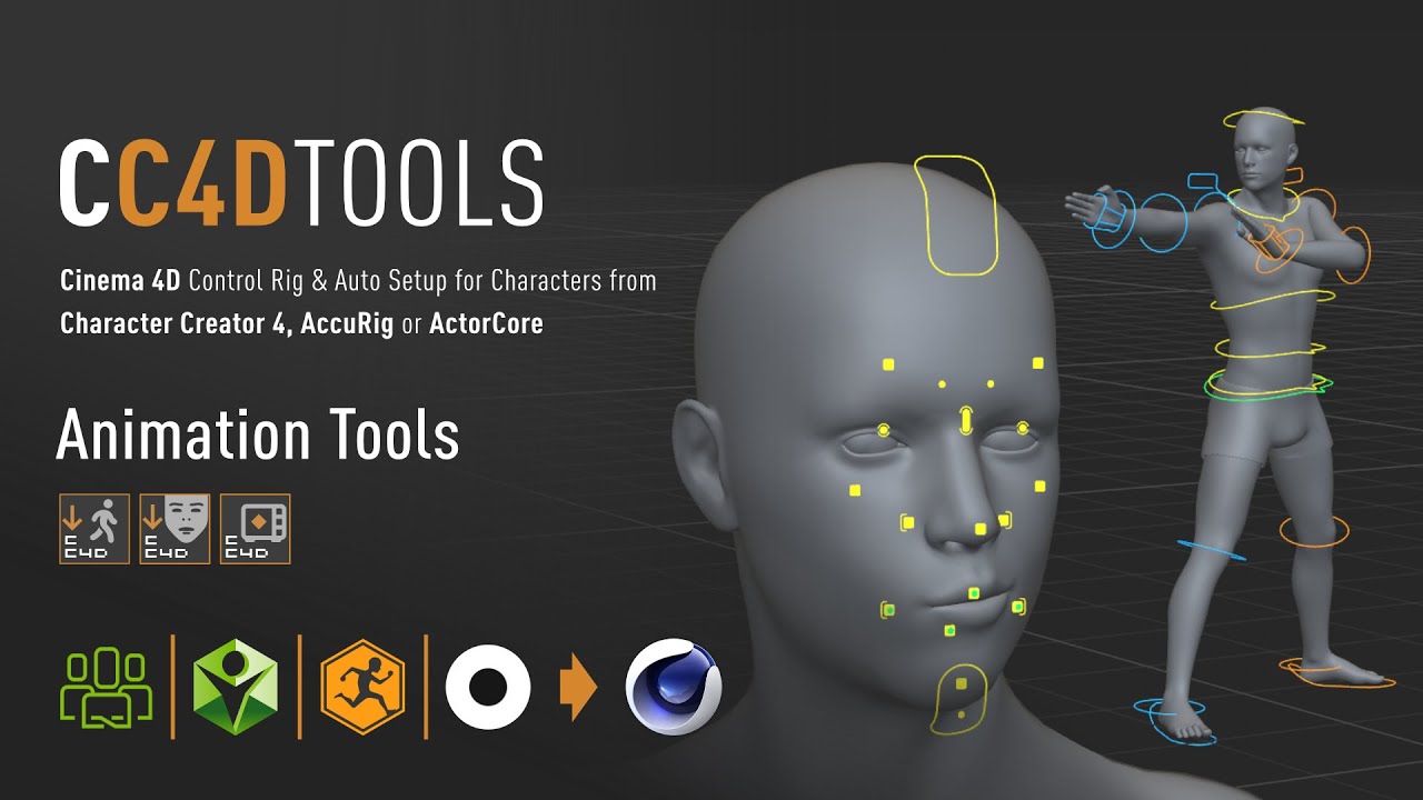 CC4D Tools: Character Creator 4 to Cinema 4D - Animation Tools - YouTube