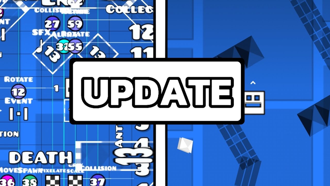 (UPDATE) I'm learning how to use collision in Geometry Dash - YouTube