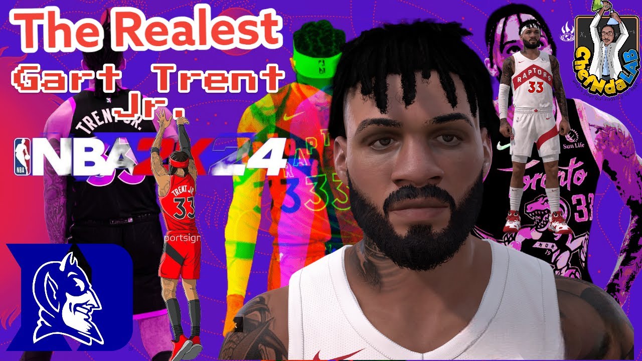 The Realest Gary Trent Jr. NBA 2k24 Face Creation (Kobe Bryant Edition ...