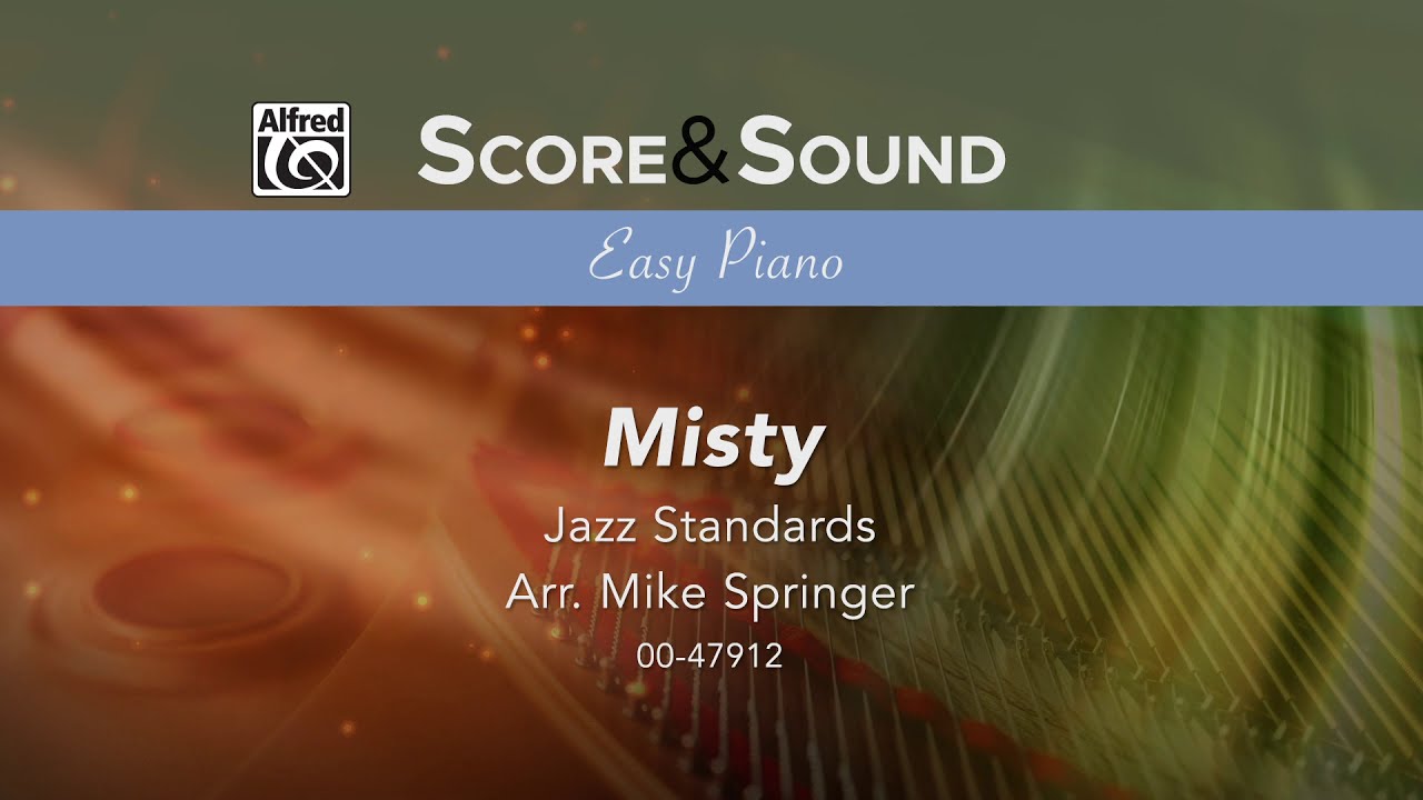 Misty, arr. Mike Springer - Score & Sound, Piano - YouTube