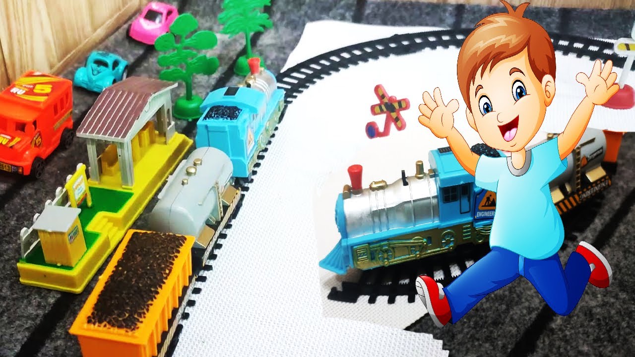 Train Toy Running On Train Track | Toy Train Review | Kids Show Tv ...