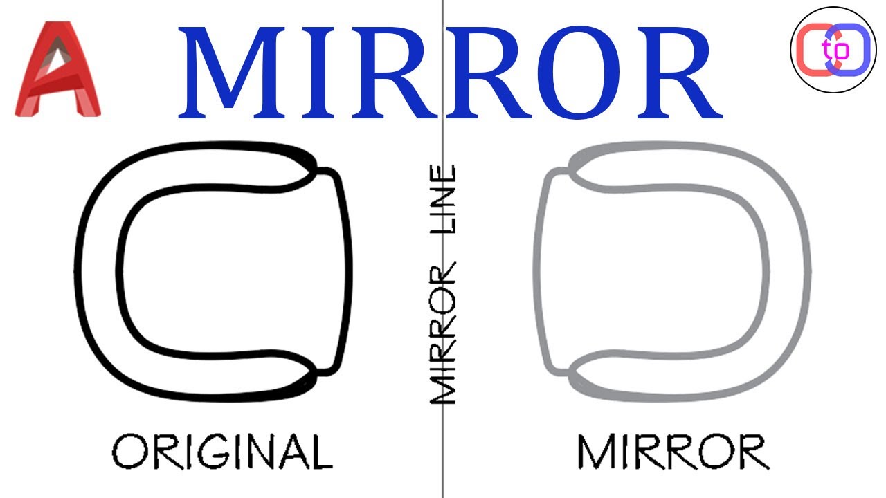 How to use Mirror Command in AutoCAD, How to make mirror drawings in ...