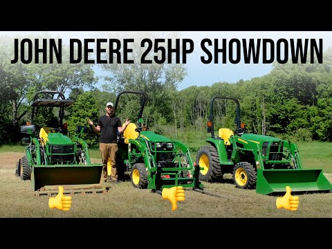EIN KLARER VERLIERER? VERGLEICH VON 3 JOHN DEERE TRAKTOREN MIT 25 PS.