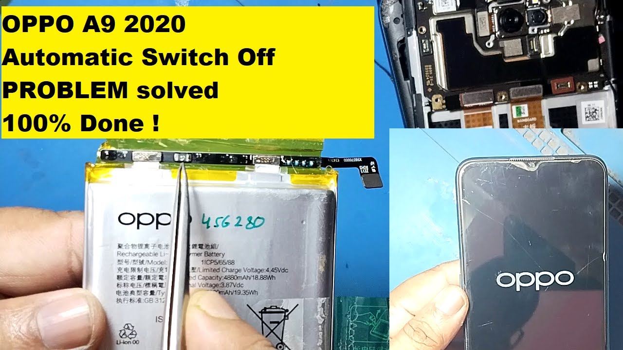 OPPO A9 2020 Automatic Switch Off Problem Solved ! 100% Done ! - YouTube