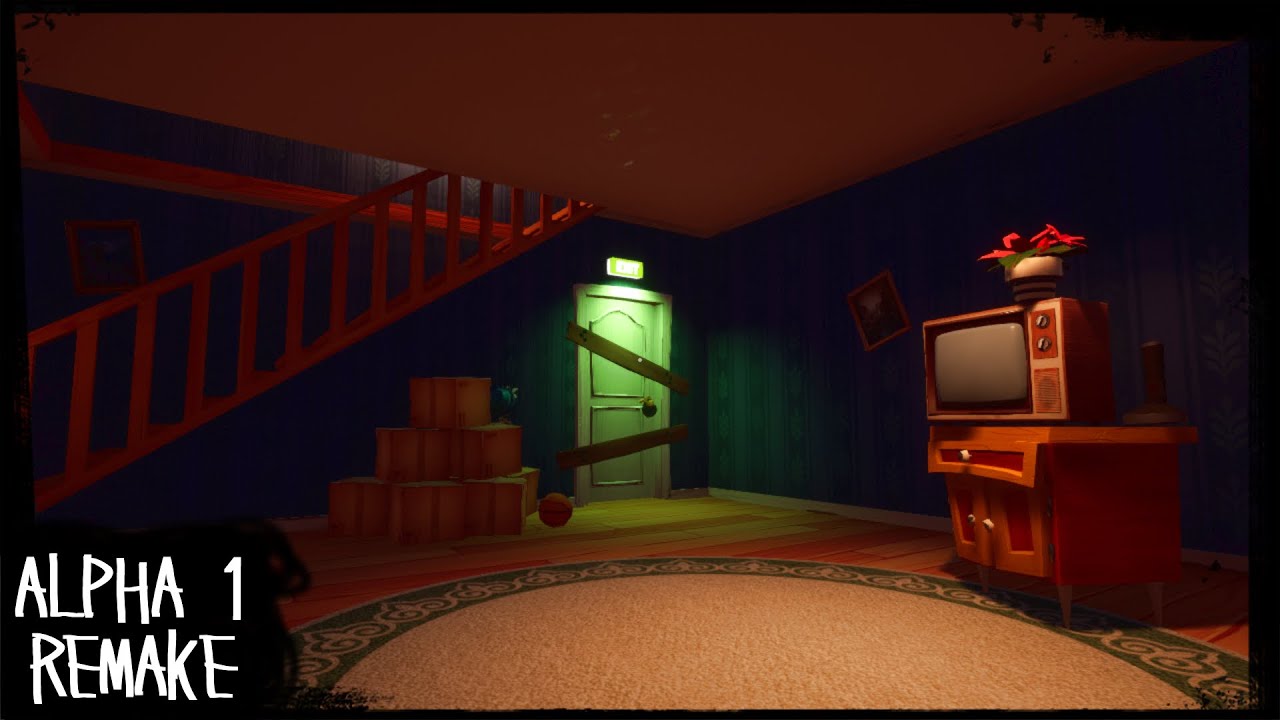 HELLO NEIGHBOR MOD KIT - ALPHA 1 REMAKE (MIX ART) [PART 2] - YouTube