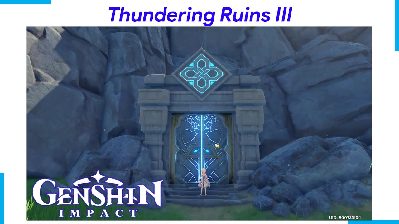 Domain of Forgery "Thundering Ruins III" - Genshin Impact - YouTube