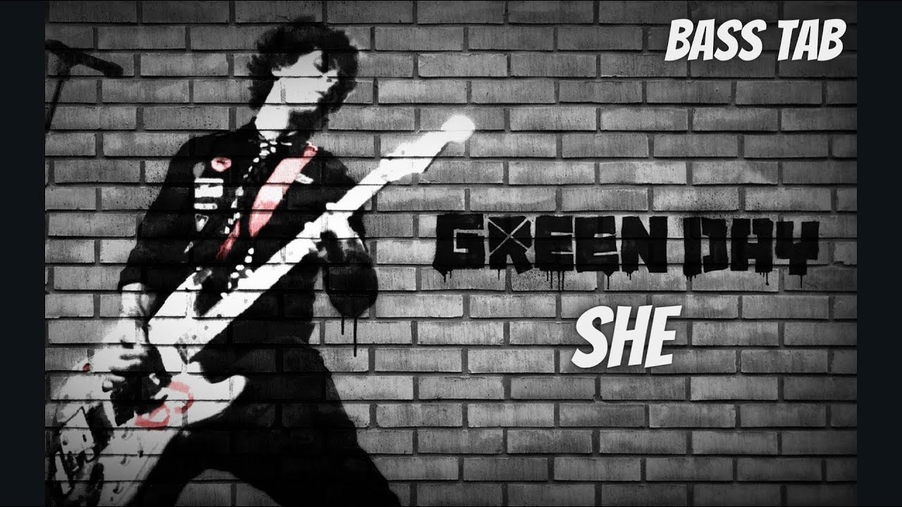 Green Day - She (BASS TAB PLAY ALONG) - YouTube