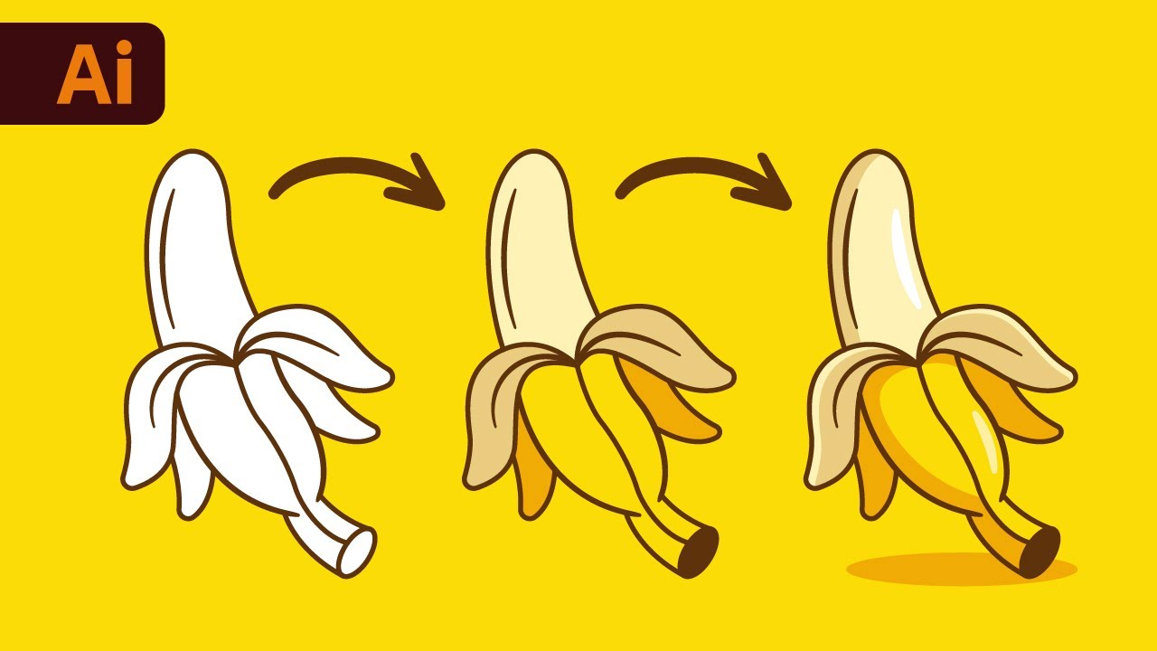 Adobe Illustrator Tutorial - How to Ink and Colour Vector Illustrations ...