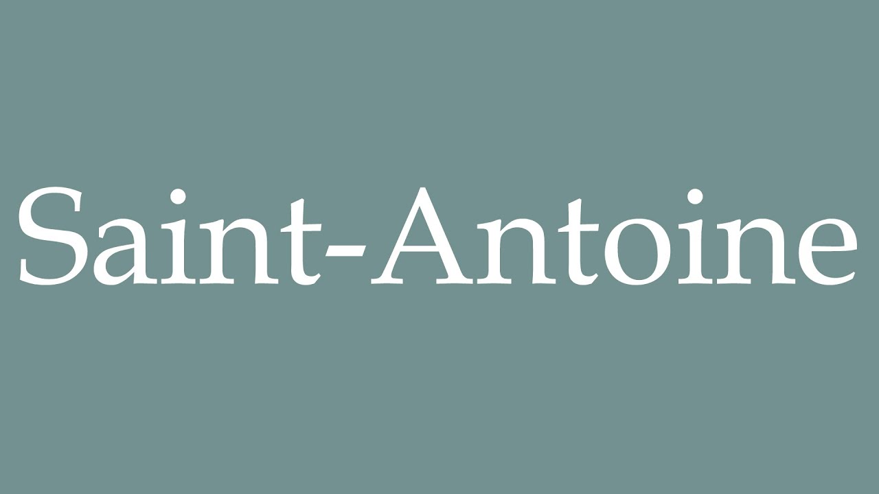Saint Antoine Logo Faubourg Saint Antoine Sehenswürdigkeiten