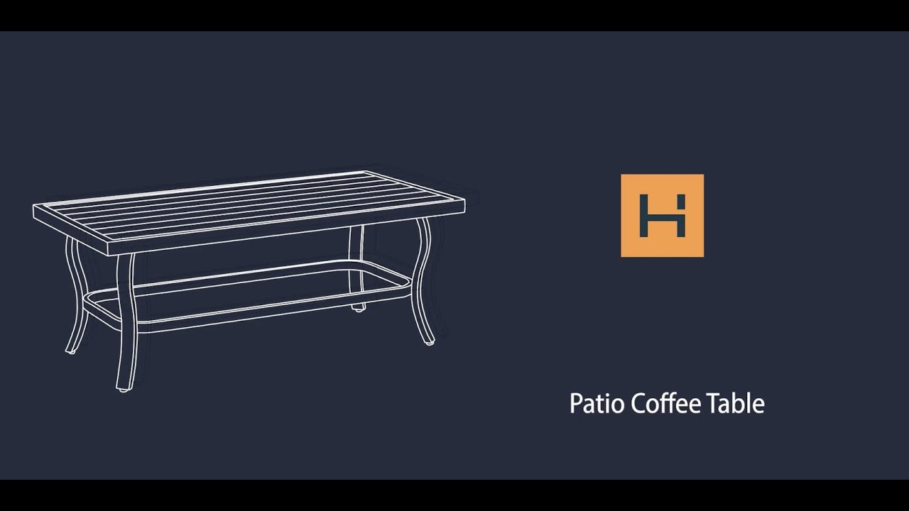 Happatio Coffee Table Installation Tutorial - YouTube