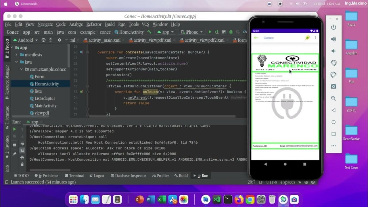 Desarrollo movil nativo en android con Kotlin - demo mini app de cotizaciones - YouTube