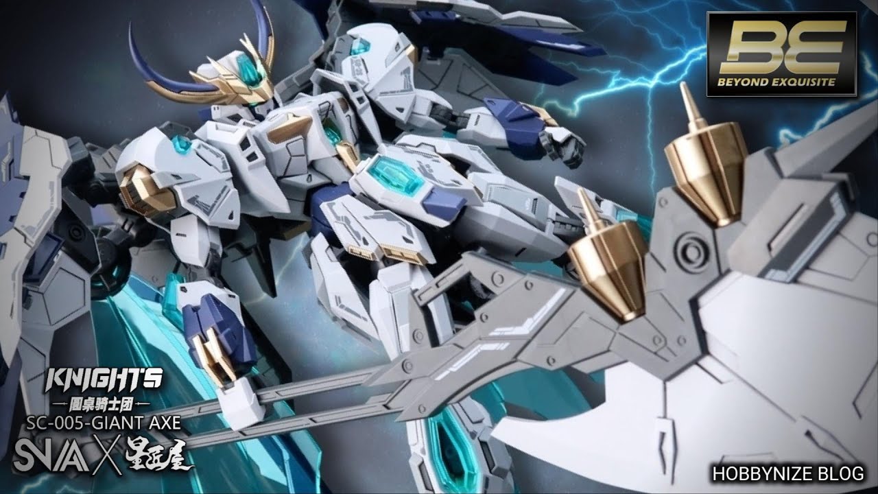 SNAA BE 1/144 Giant Axe Lancelot Model Kit / The Round Table Knights ...
