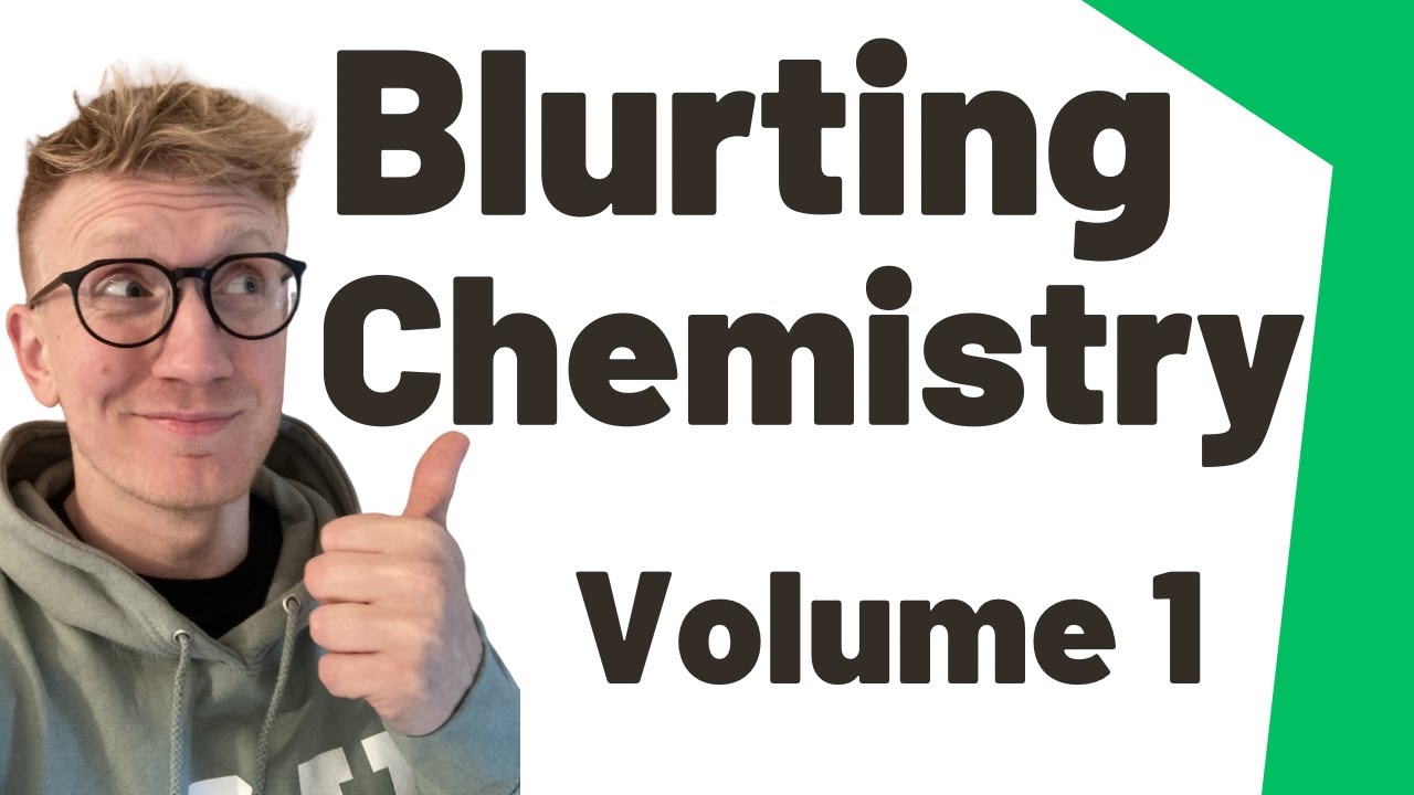 Blurting for Chemistry A-level Volume 1 | Revising A-level Chemistry ...