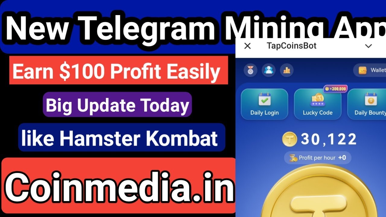 TapCoinsBot | New Telegram Mining App | Earn $100 Profits | Like ...