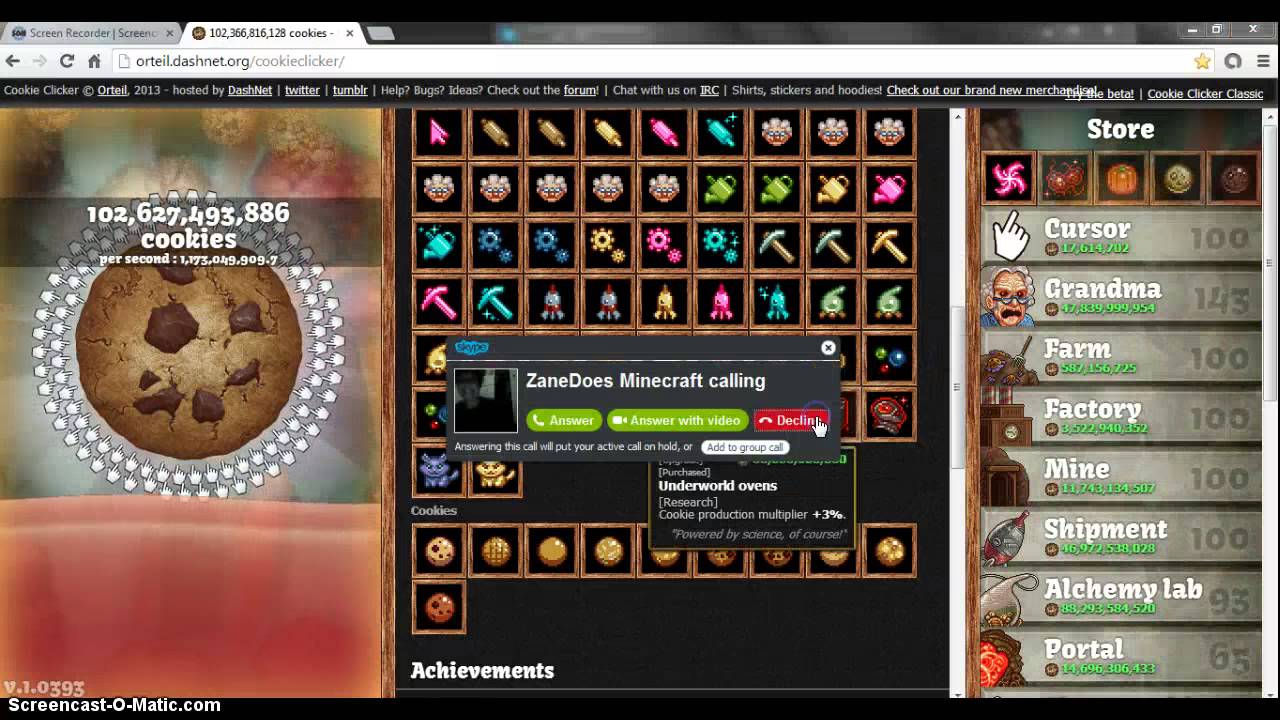 cookie clicker ep3 red grandmas - YouTube