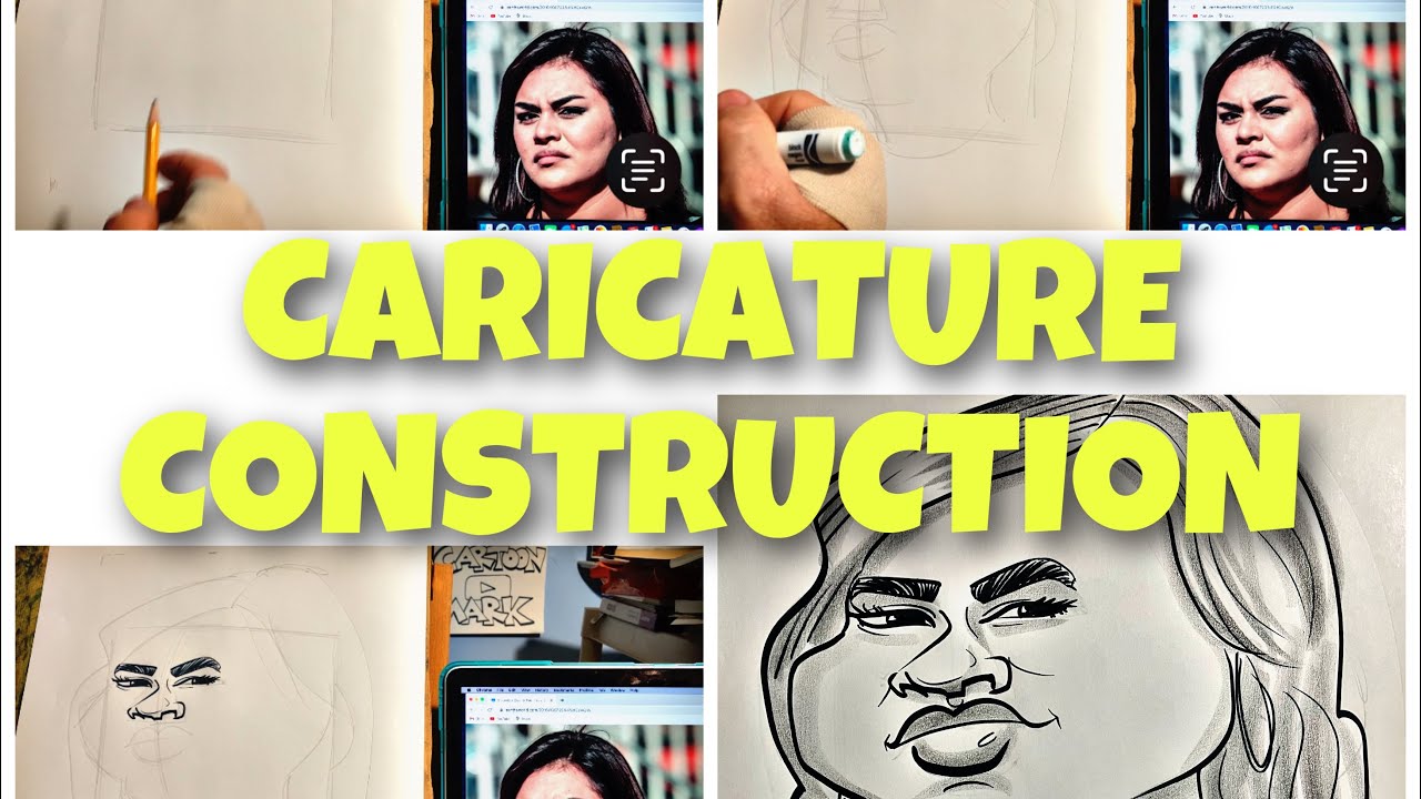 CARICATURE CONSTRUCTION (HOW TO DRAW CARICATURES) - YouTube