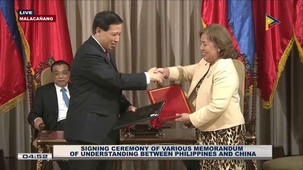 Signing ceremony of various Memorandum of Understanding between ...