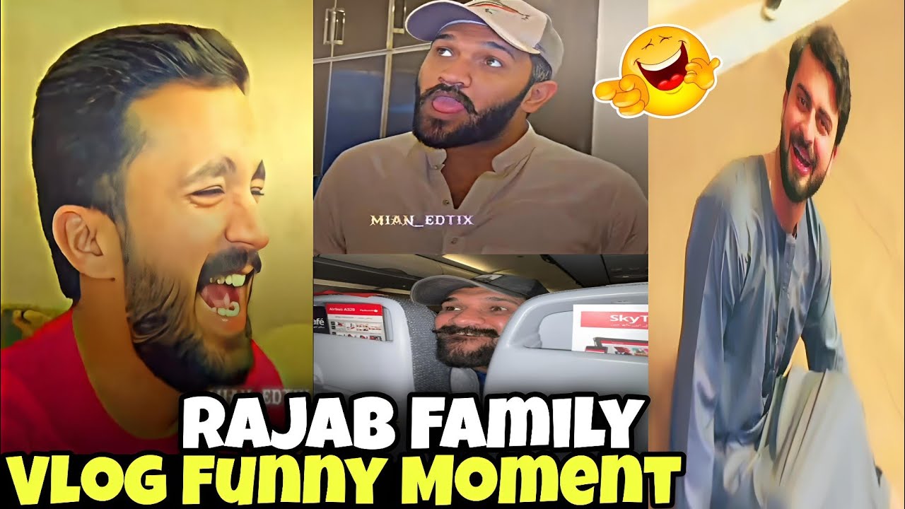Rajab Family Vlog Funny Moment 😂 l Rajab Butt And Man Dogar And Haider ...