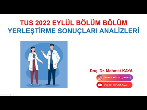TUS 2022 Eylül Bölüm Bölüm Yerleştirme Sonuçları Analizleri
