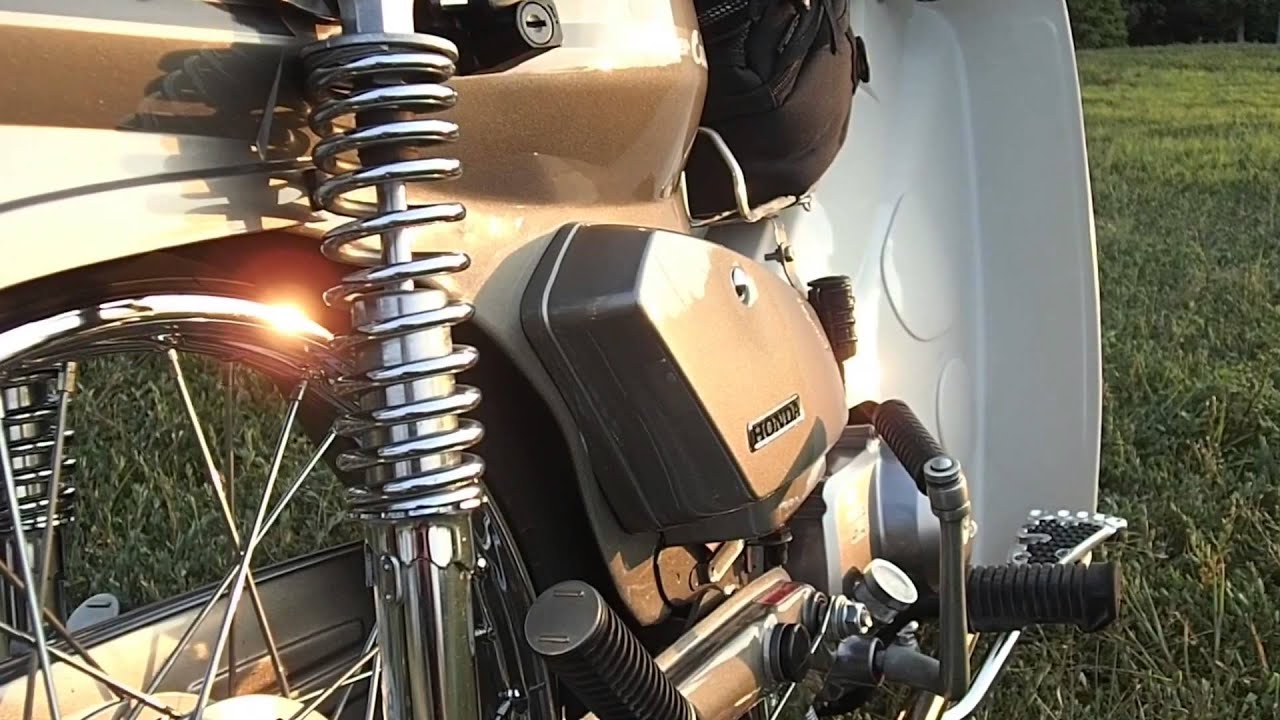 Honda Super Cub 90 Custom honda glx - YouTube