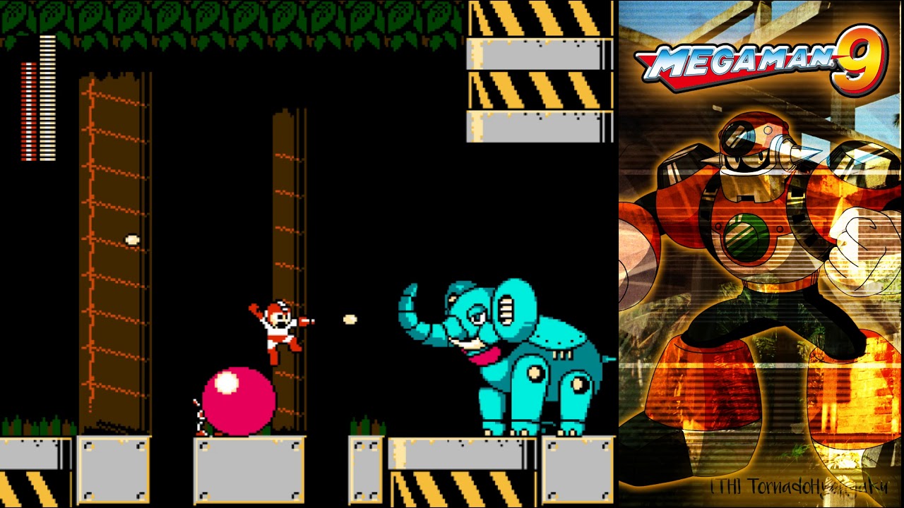 Mega Man 9 || Part 2: Concrete Man | Concrete Jungle | (No damage ...