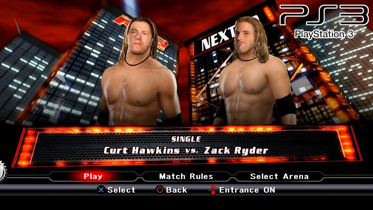 WWE SmackDown VS Raw 2009 PS3 - Curt Hawkins VS Zack Ryder [2K ...