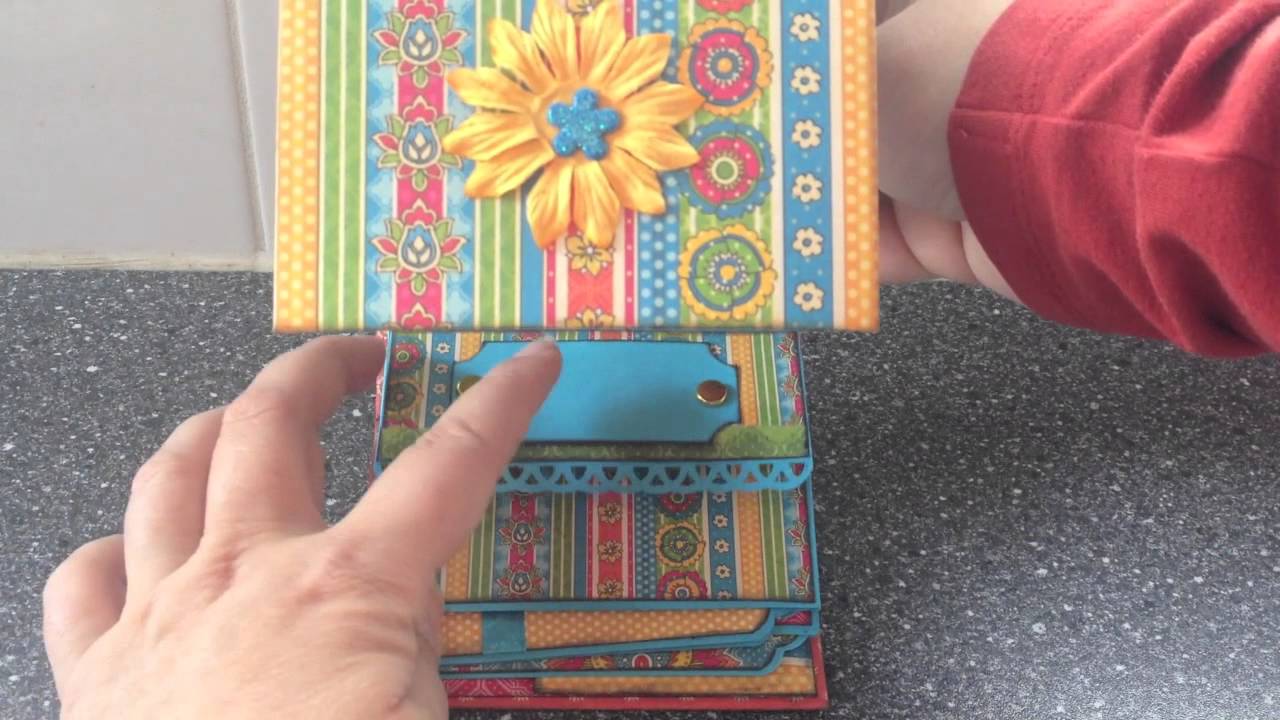 Briefcase Micro Album - very cute! - YouTube