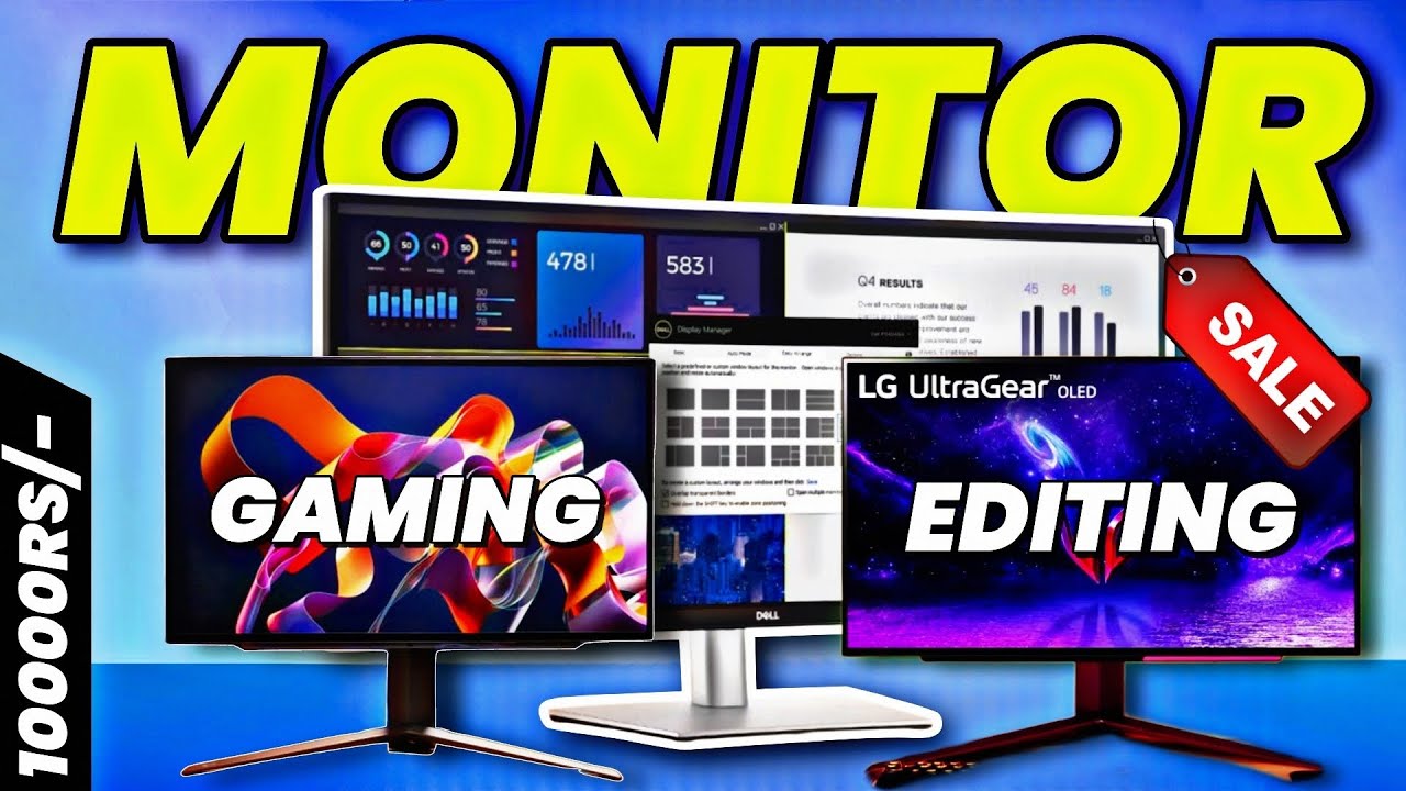 Best 27-Inch Monitor under 10k for Gaming and Editing 2023 🖥️ - YouTube