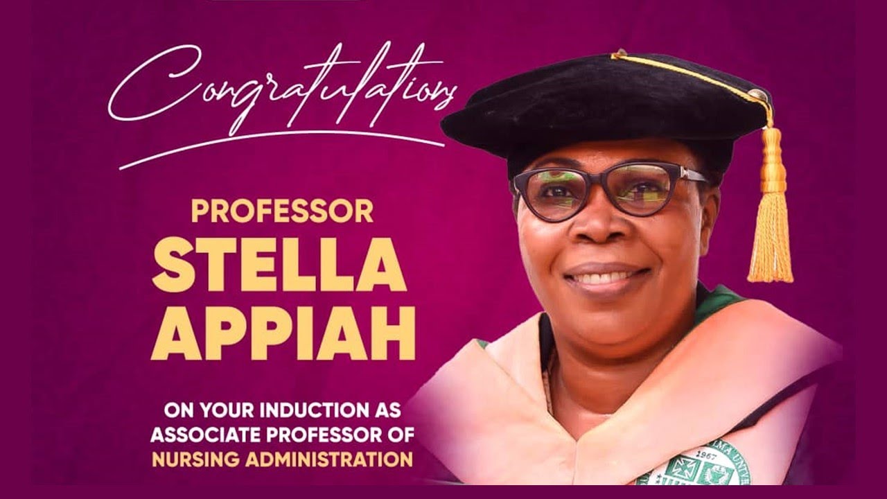 INDUCTION CEREMONY - PROF. STELLA APPIAH - YouTube