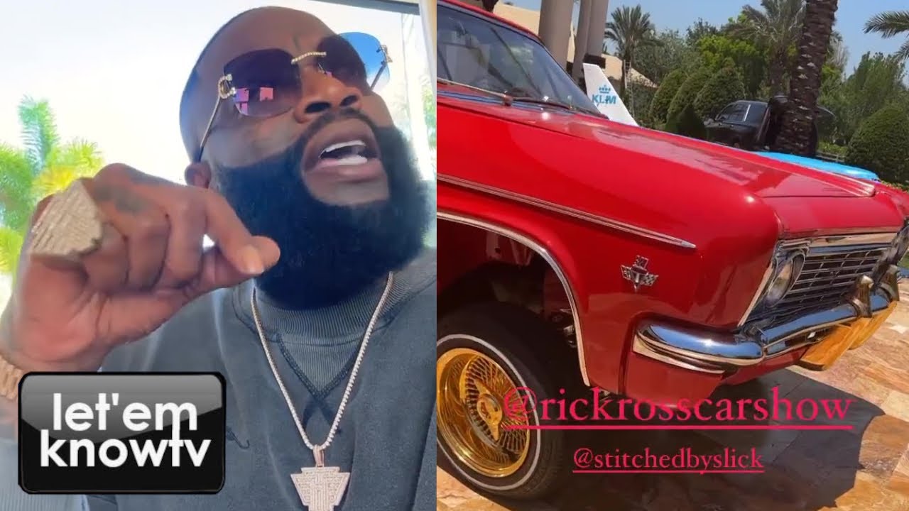 Rick Ross All Iced Out Showing Off Some Amazing Cars As He Promote His ...
