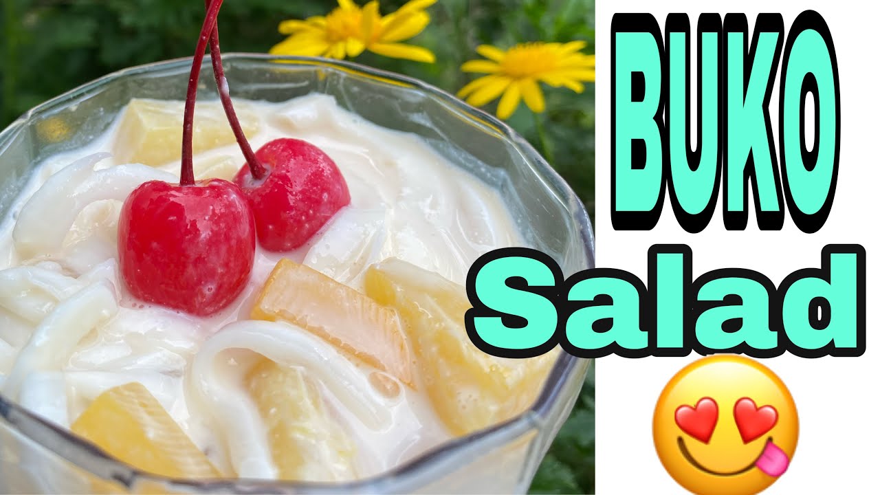 BUKO SALAD Recipe./ How to make Buko Salad#bukosalad#buko#pinoydesserr ...