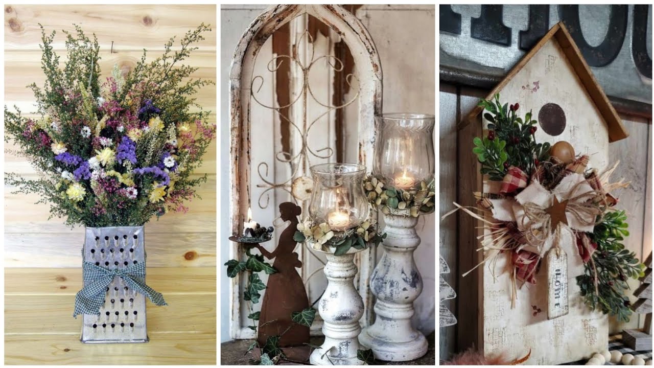 Thrifty Charm Decor Shabby Chic Vintage Rustic Home & Wall Hangings ...