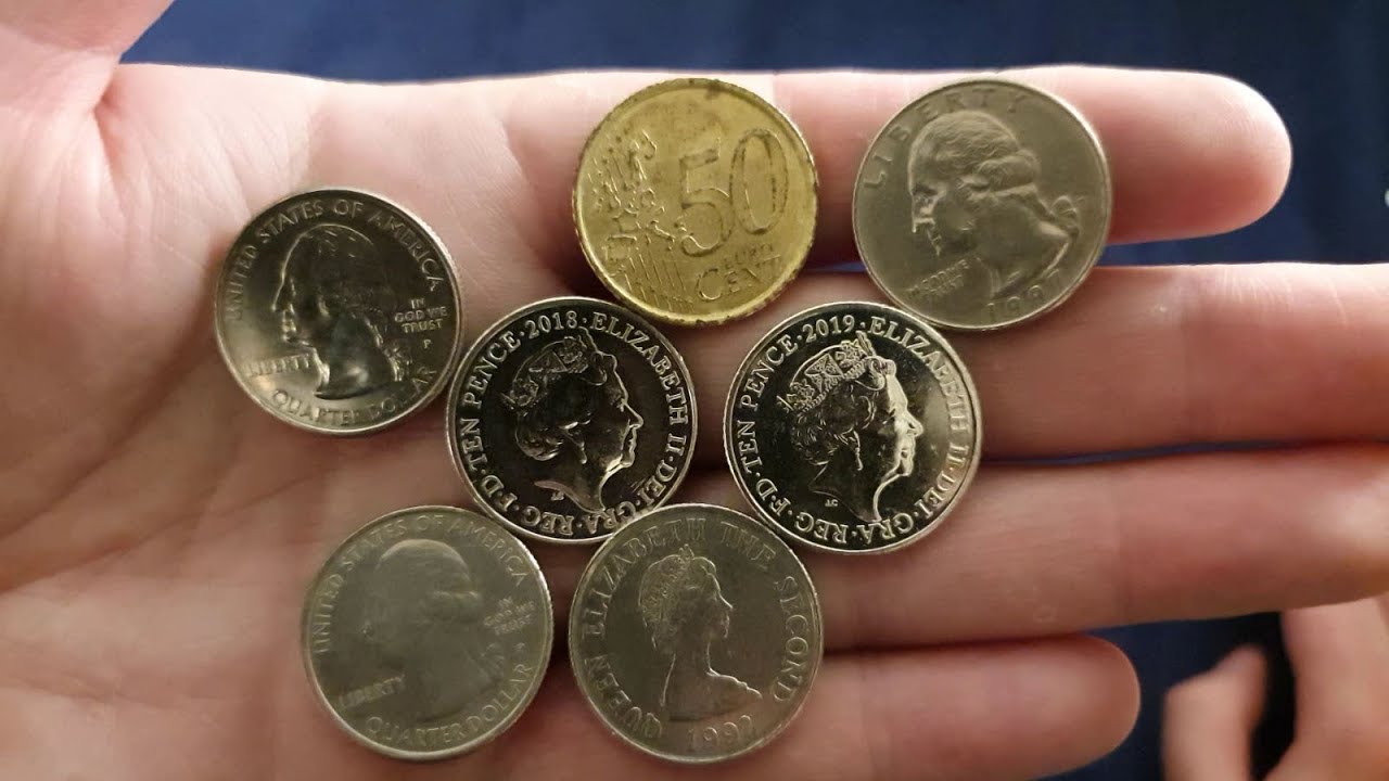 Lucky 7 - 10p Coin hunt (£100) - YouTube