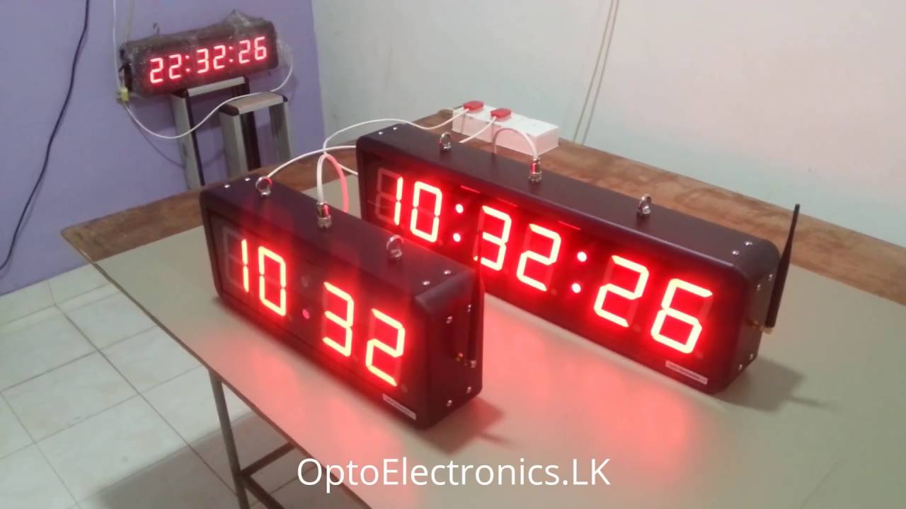 PRECISION DIGITAL CLOCKS SYNCHRONIZED - YouTube