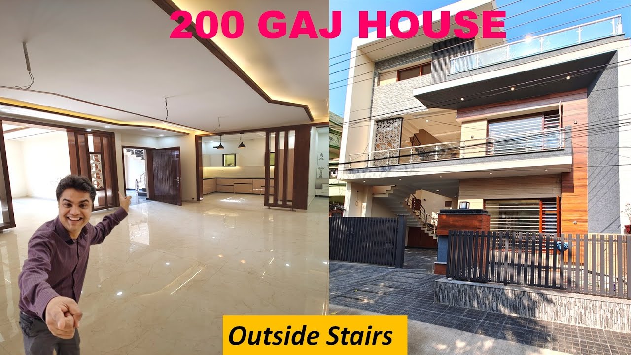 200 Gaj Simple House Design | House Elevation Design | 30x60 House ...