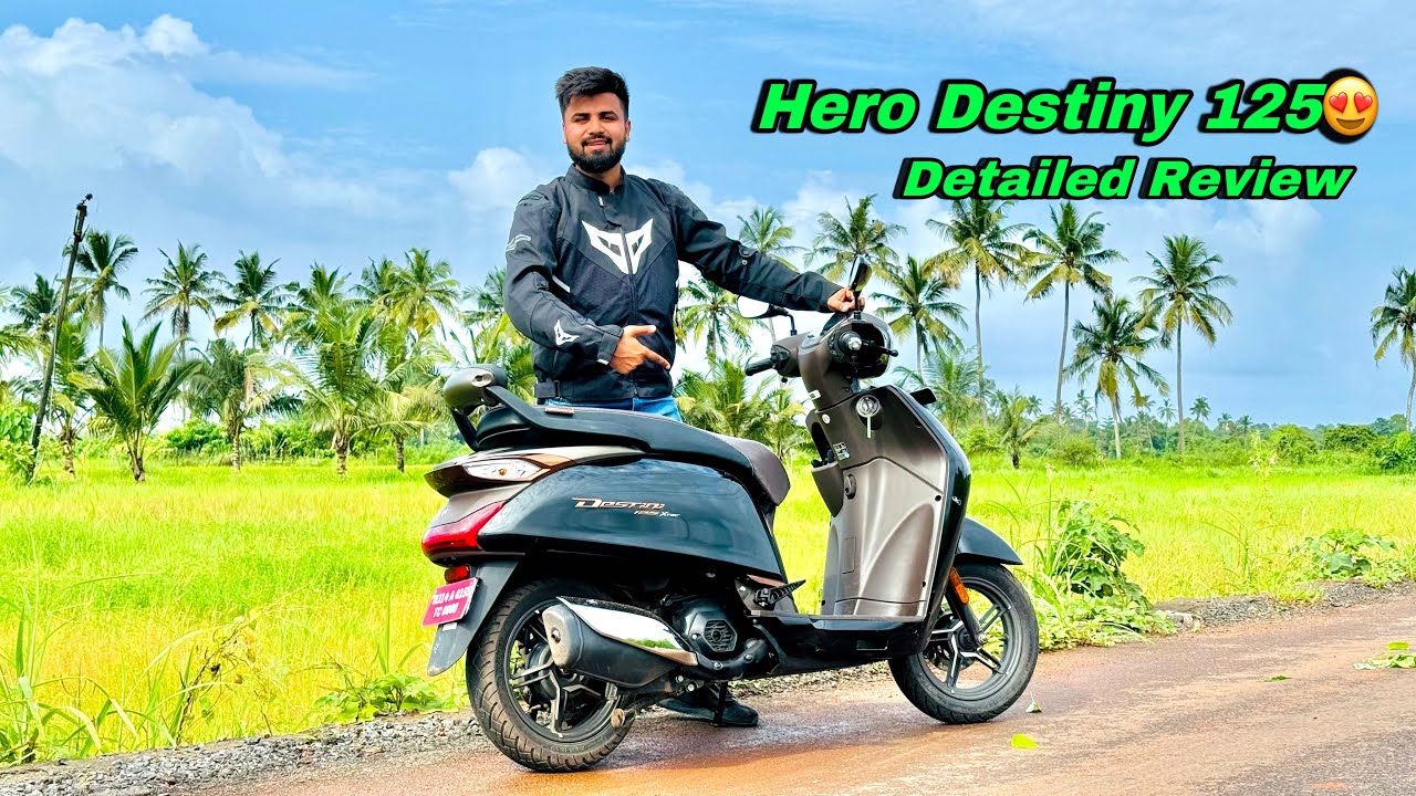 New 2024 Hero DESTINY 125 Ride Review | Must Watch Before Buying - YouTube
